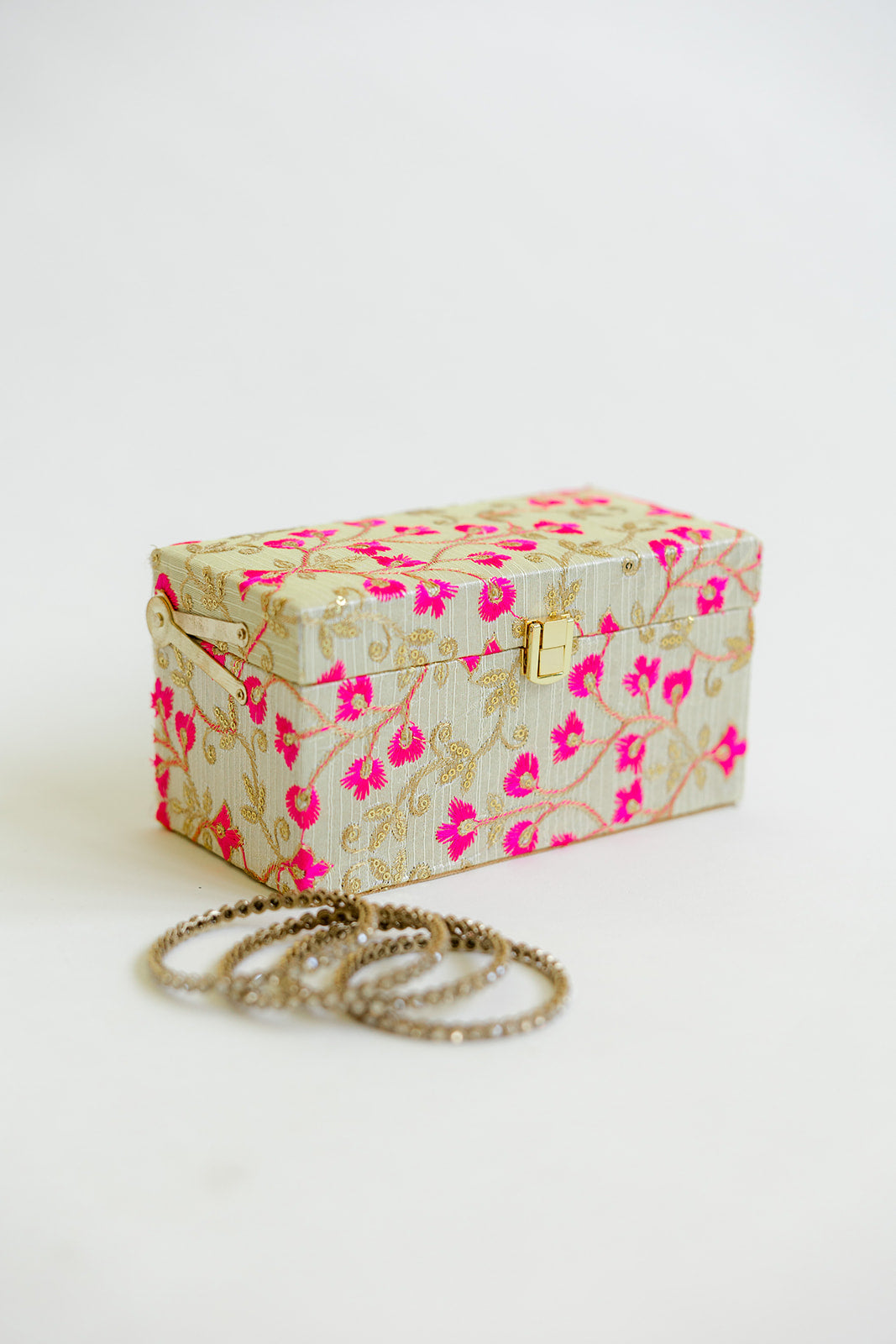 Brocade Bloom Pink Kaleera Box – Decorasian