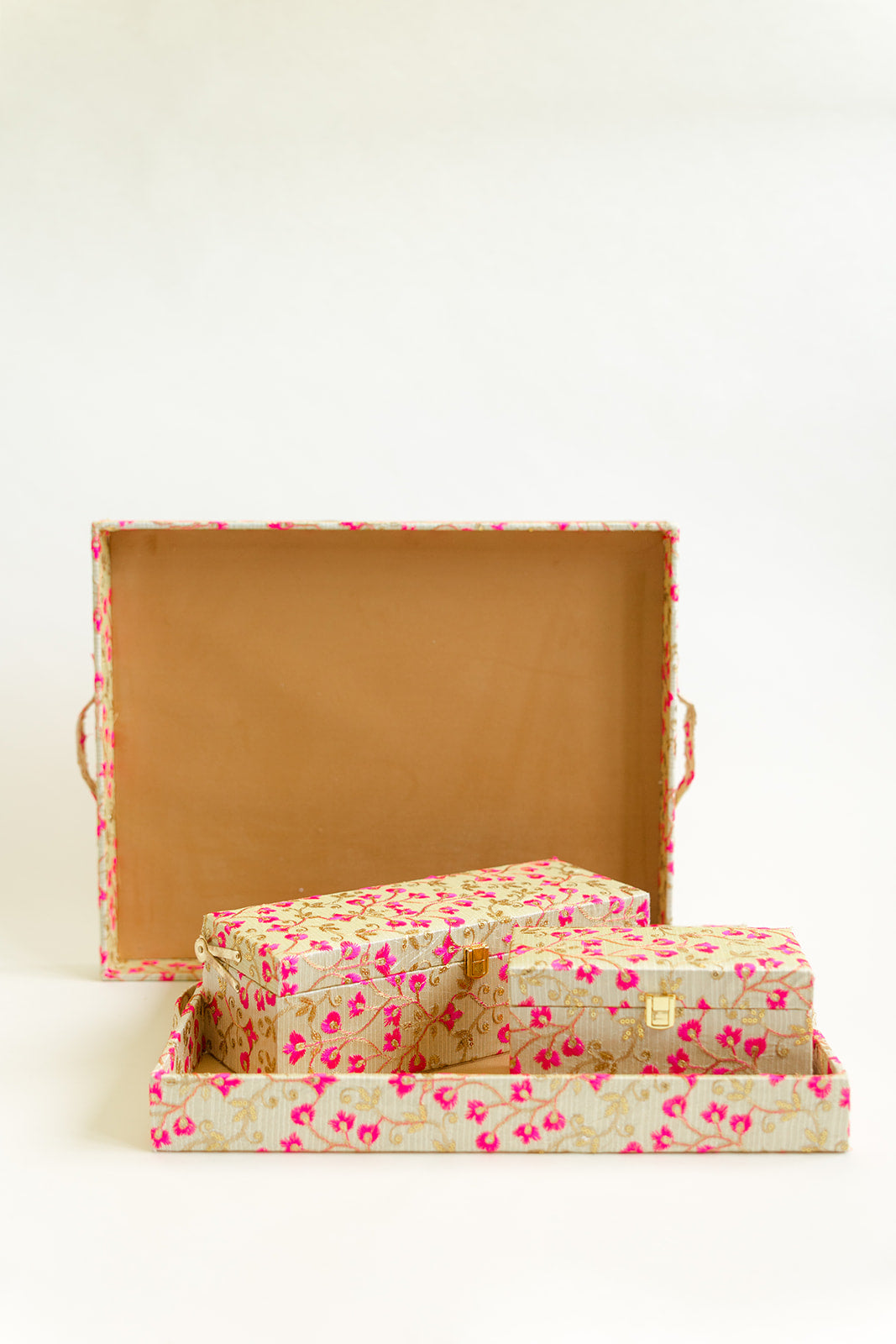 Brocade Bloom Pink Bridal Full Gift Set – Decorasian