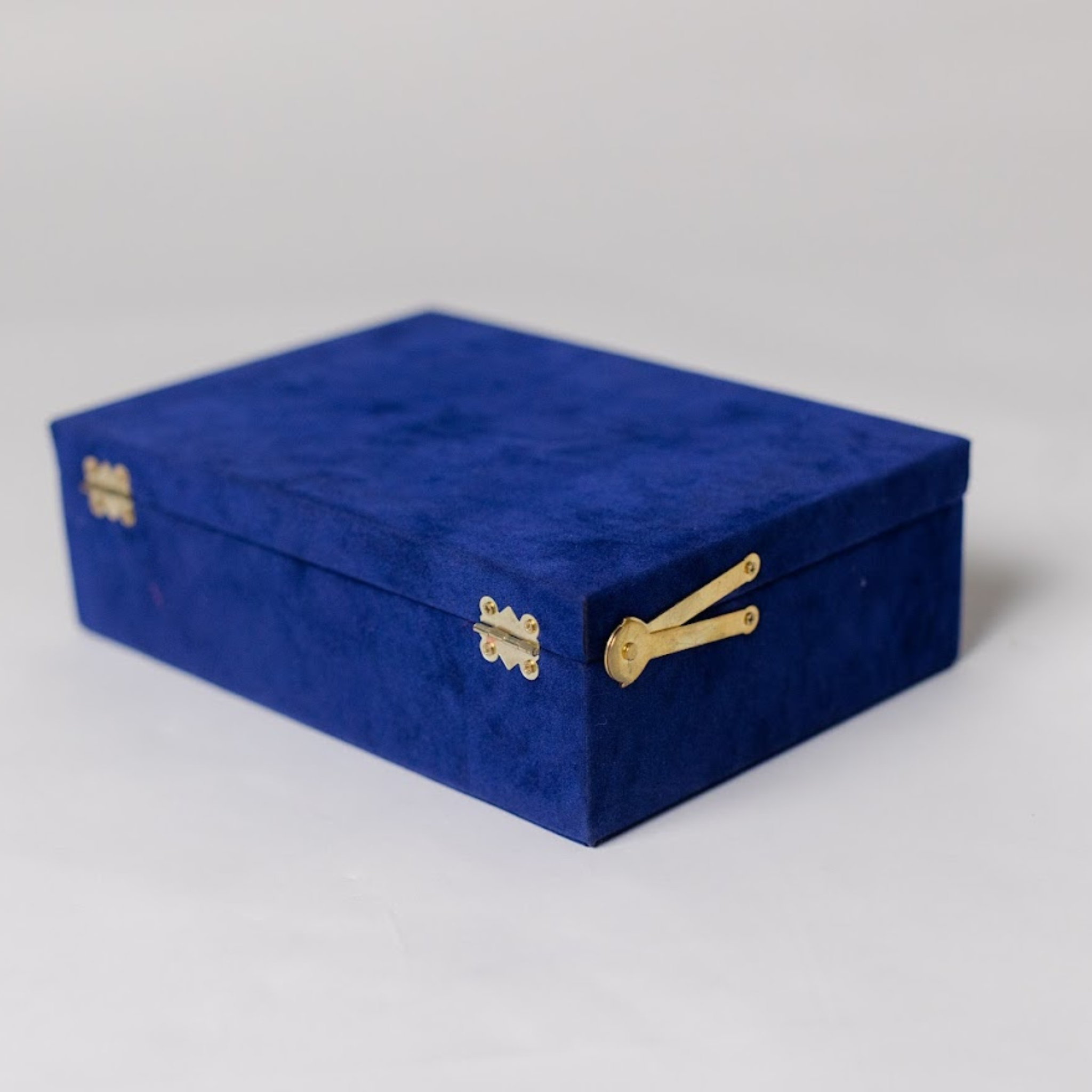 Ambika Luxury Navy Suede Gift Box – Decorasian