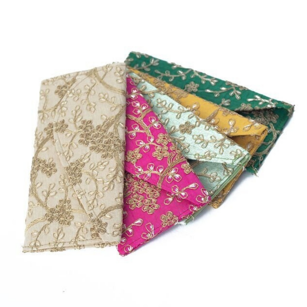 5 Embroidered Money Gift Envelopes – Decorasian