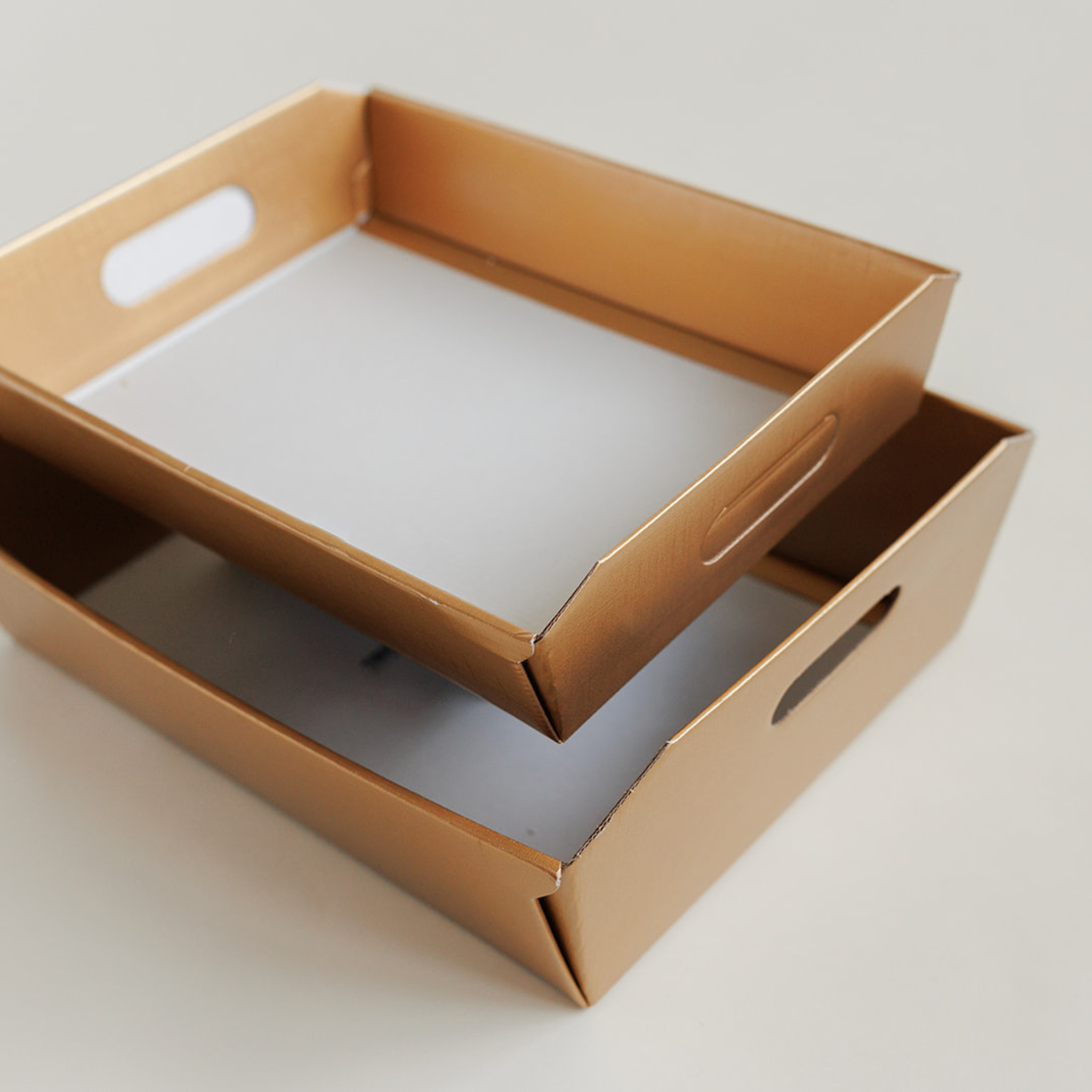 Gold Silk Flat Hamper Basket – Decorasian