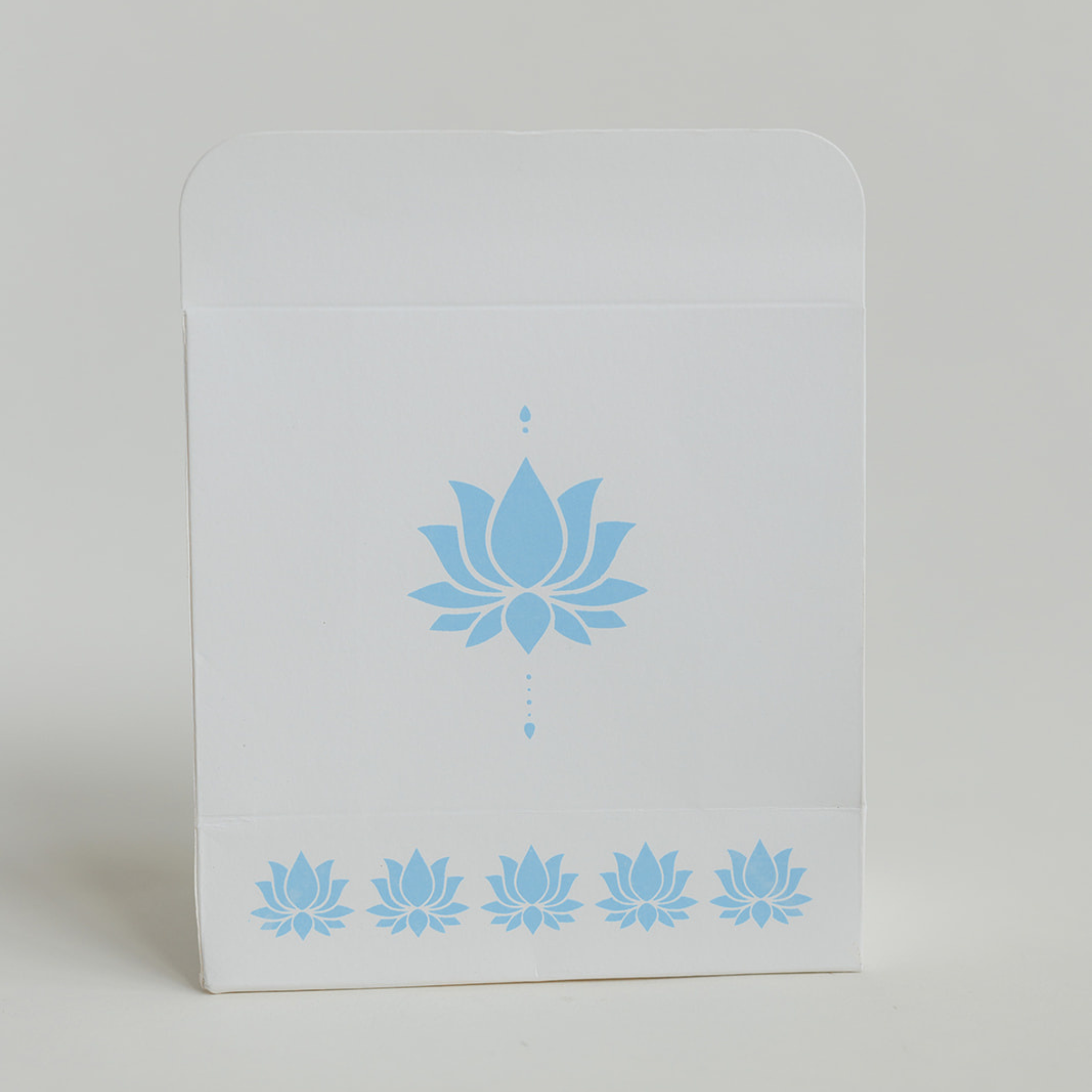 Lotus Small Envelope Gift Bag Blue – Decorasian