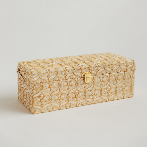 Decorasian Bridal Gold Keepsake Trunk Set