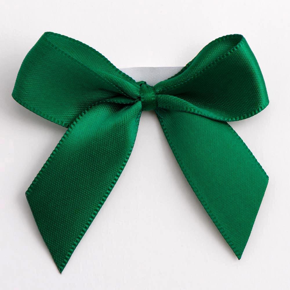 Dark Green Satin Bow Pack of 12 – Decorasian
