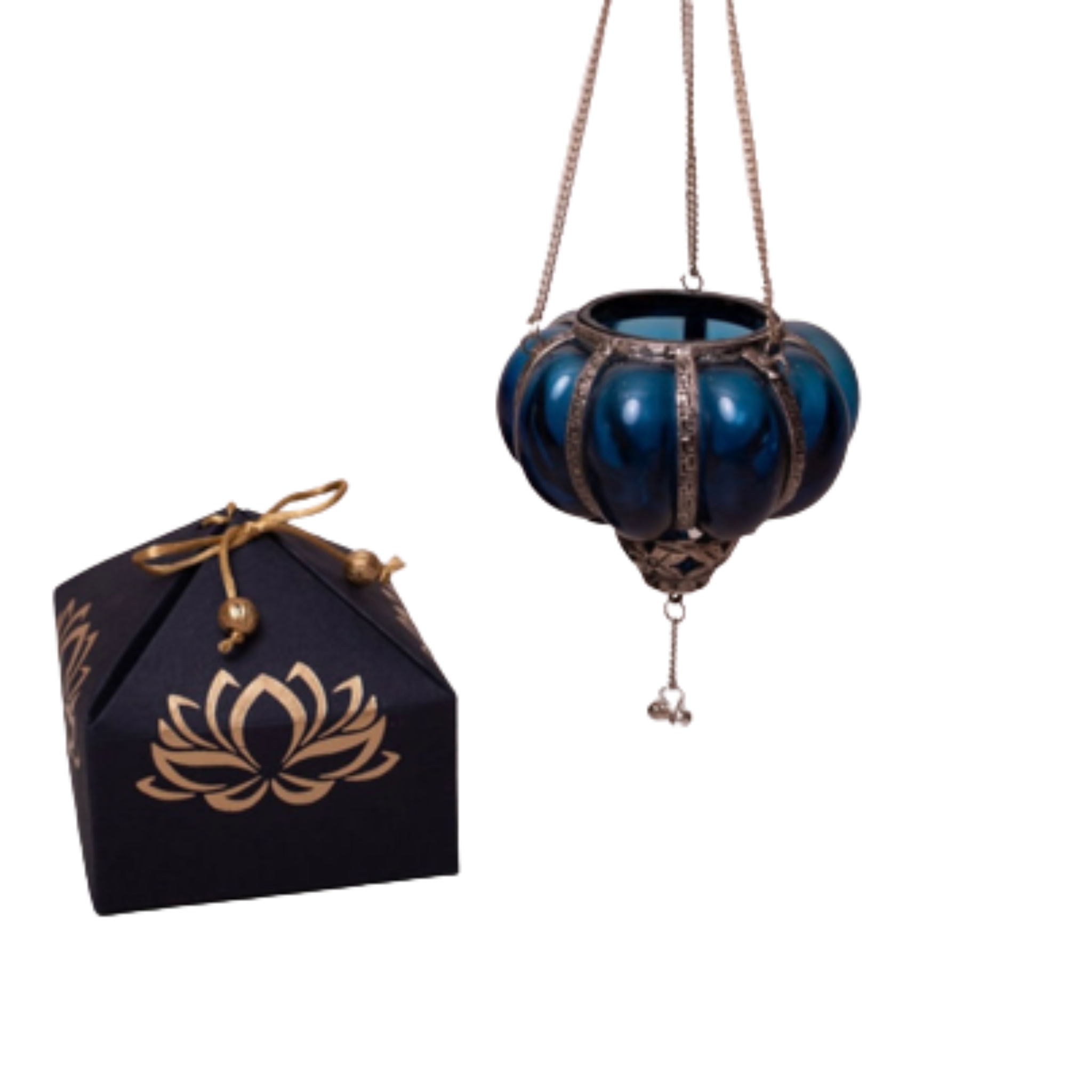 Lotus Gift Box with Luxury Candle Holder – Decorasian